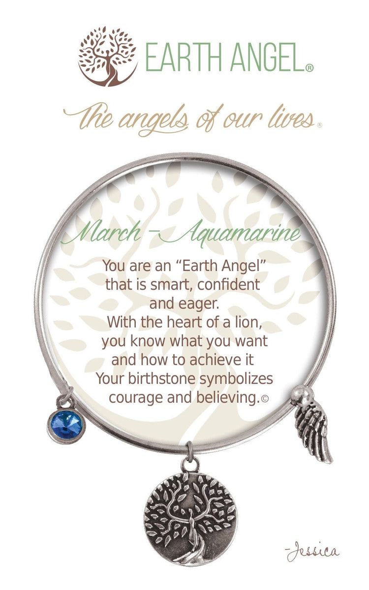 March - Aquamarine: Birthstone Bracelet – Earth Angel